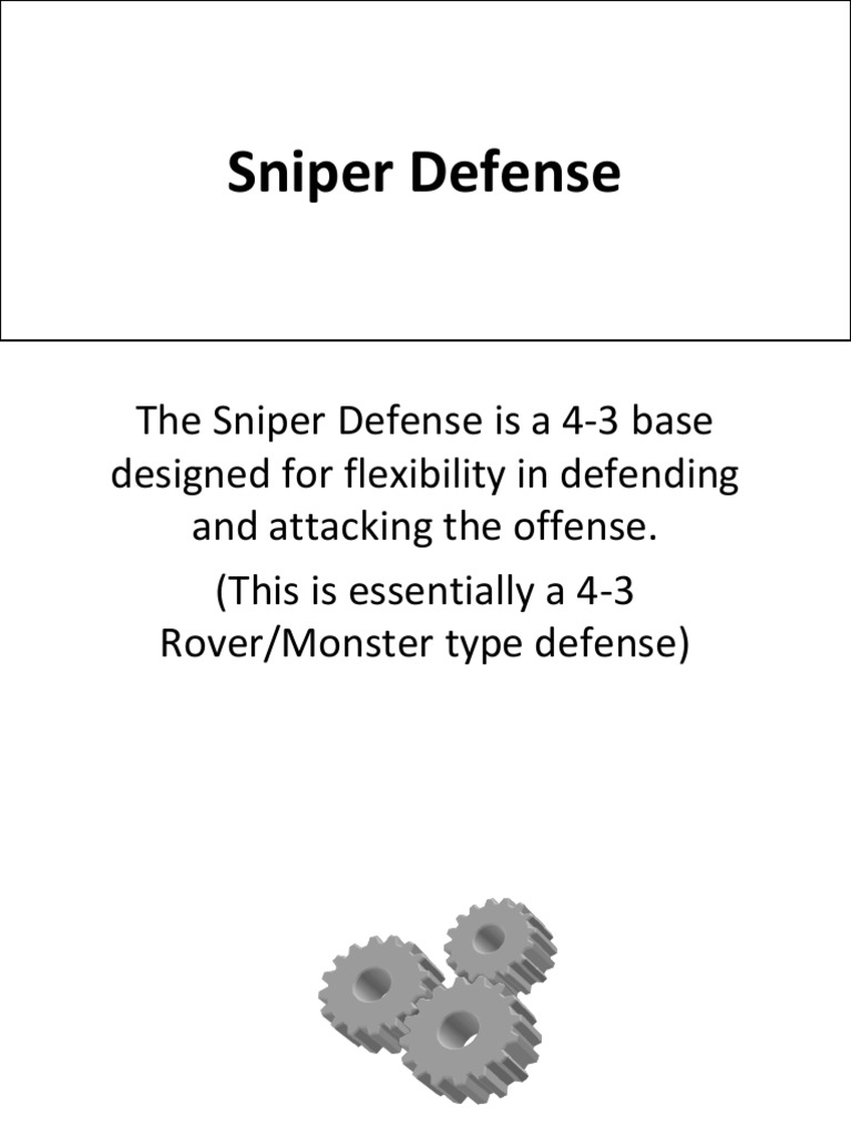 Sniper Defense | Download Free PDF | American Football | Ball Games