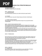 12+ Contoh Paper Singkat Dengan Format, Susunan Cara Pembuatannya | PDF ...