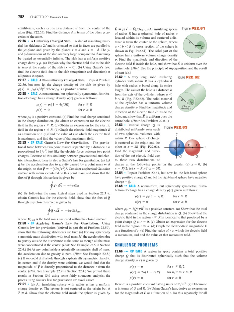 Physics II Problems | PDF | Gravity | Electric Field