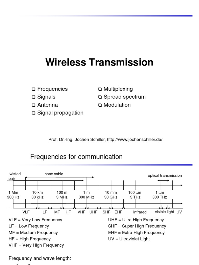 Wireless Transmission Fundamentals | PDF | Modulation | Media Technology