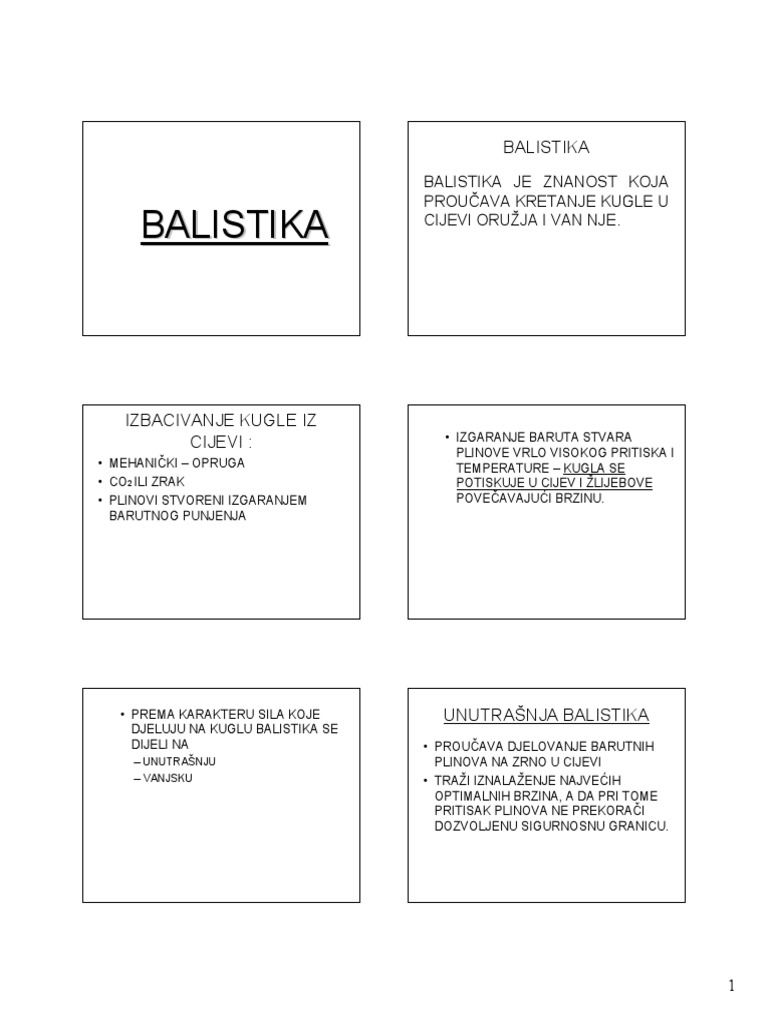 Balistika | PDF