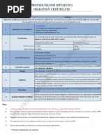 Du Migration Certificate Form | PDF | Career & Growth