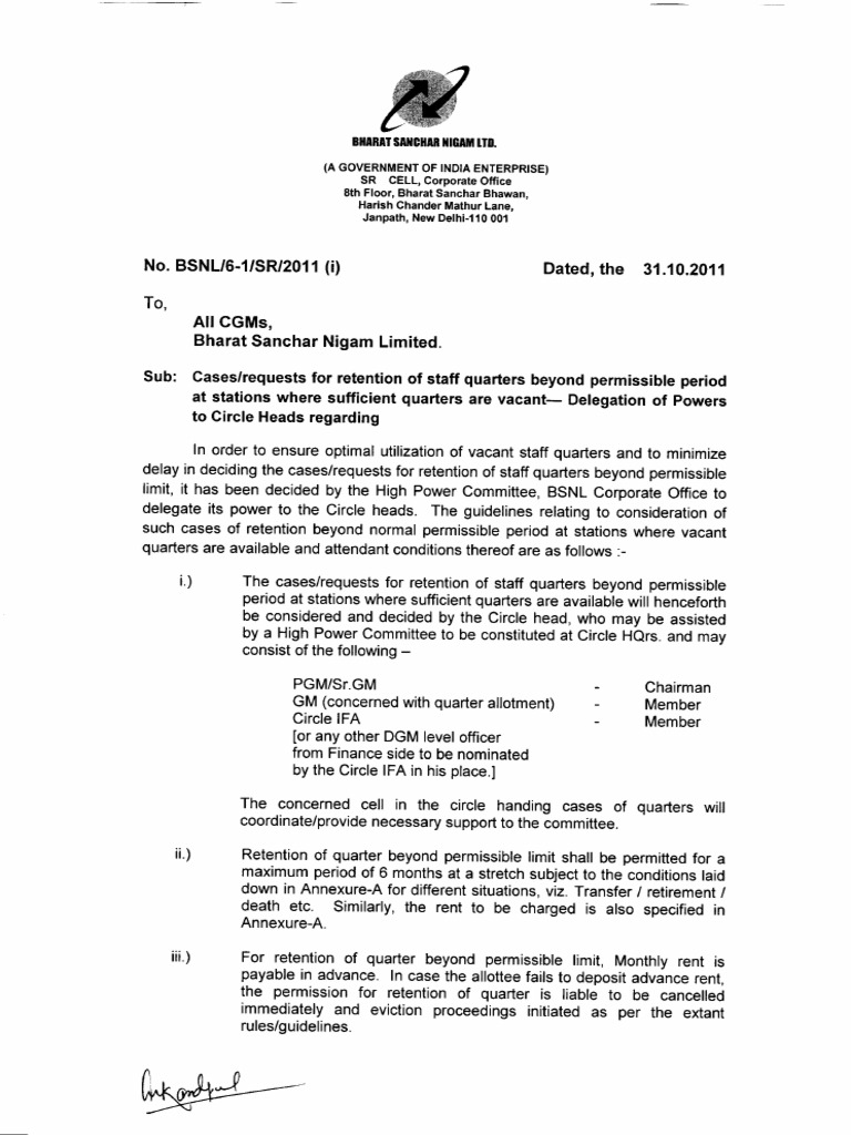 Quarter Retention Policy | PDF