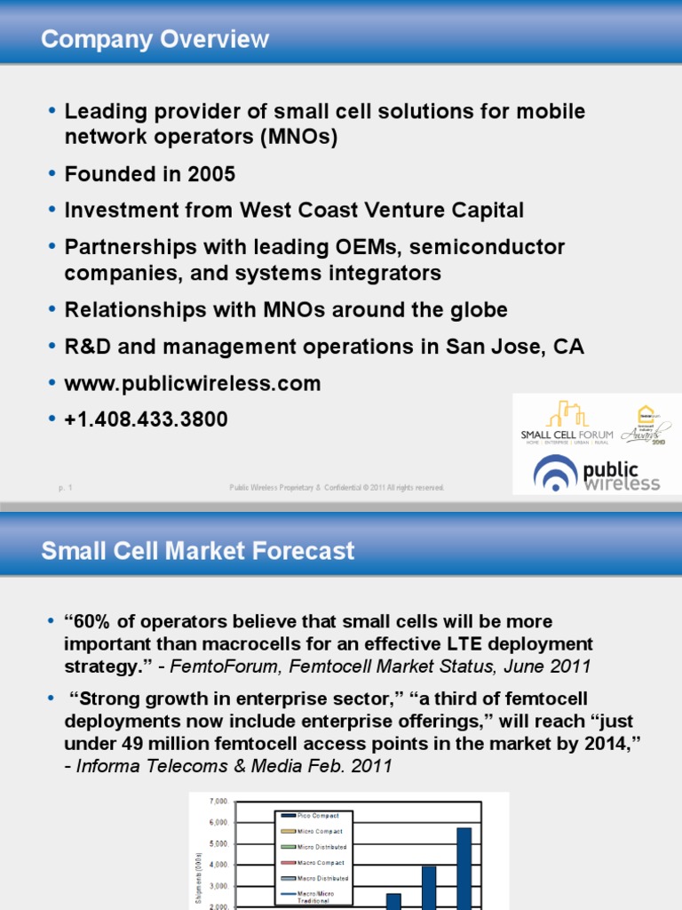 Small Cell Solutions - Public Wireless | PDF | Mobile Technology ...