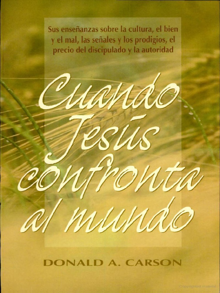 Cuando Jesús Confronta Al Mundo | PDF