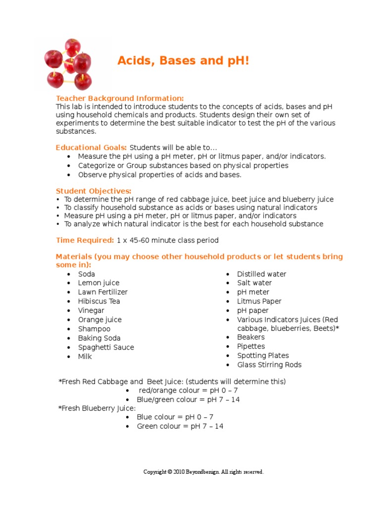 AcidsBases and PH | PDF | Ph | Physical Sciences