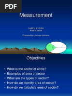 Area of A Sector PDF | PDF
