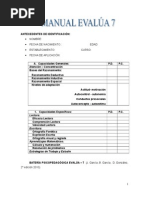 Cuadernillo Evalua 8 Version 4.0 | PDF