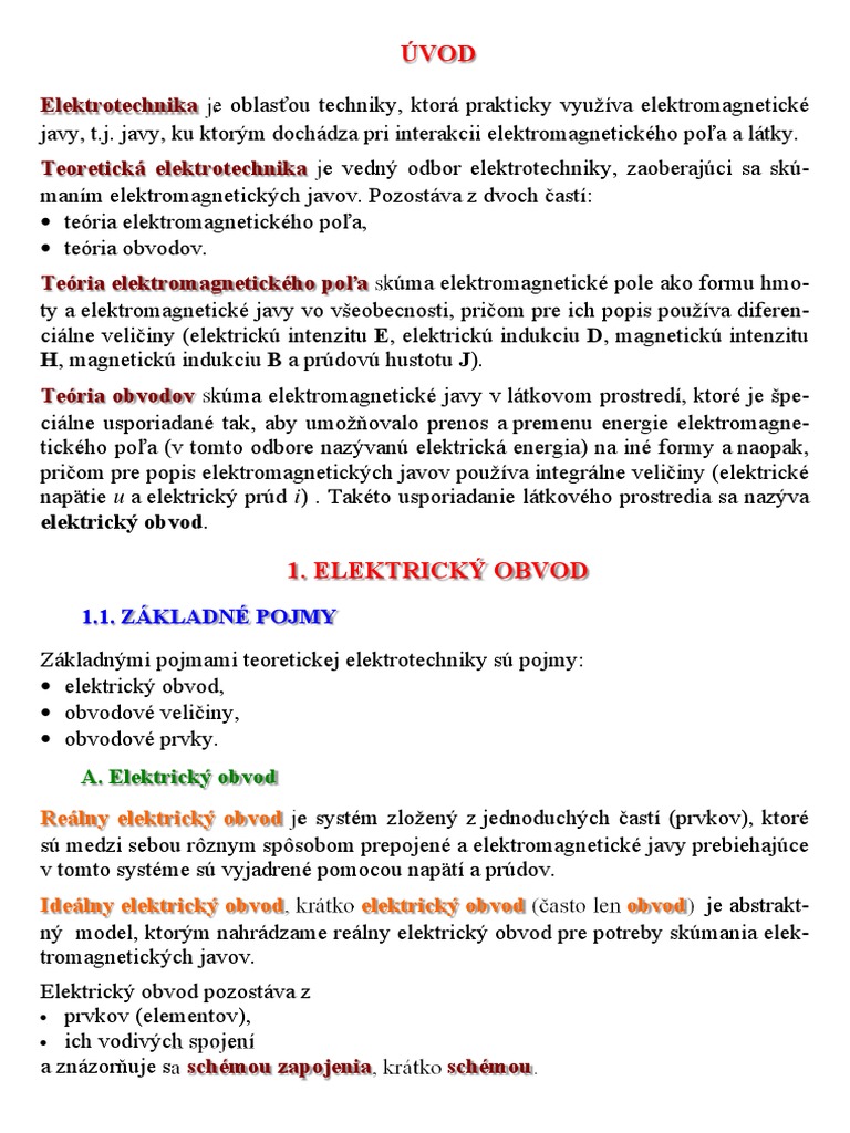 002 Elektricky Obvod | PDF
