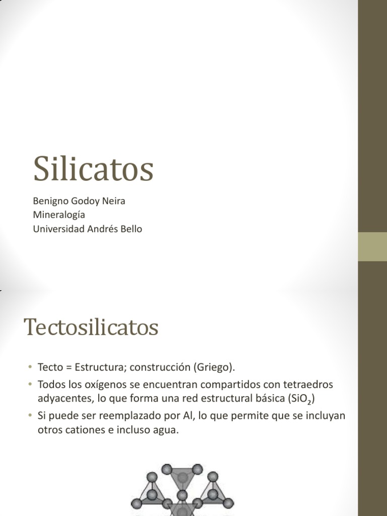Silicatos - Tectosilicatos | PDF | Cuarzo | Minerales