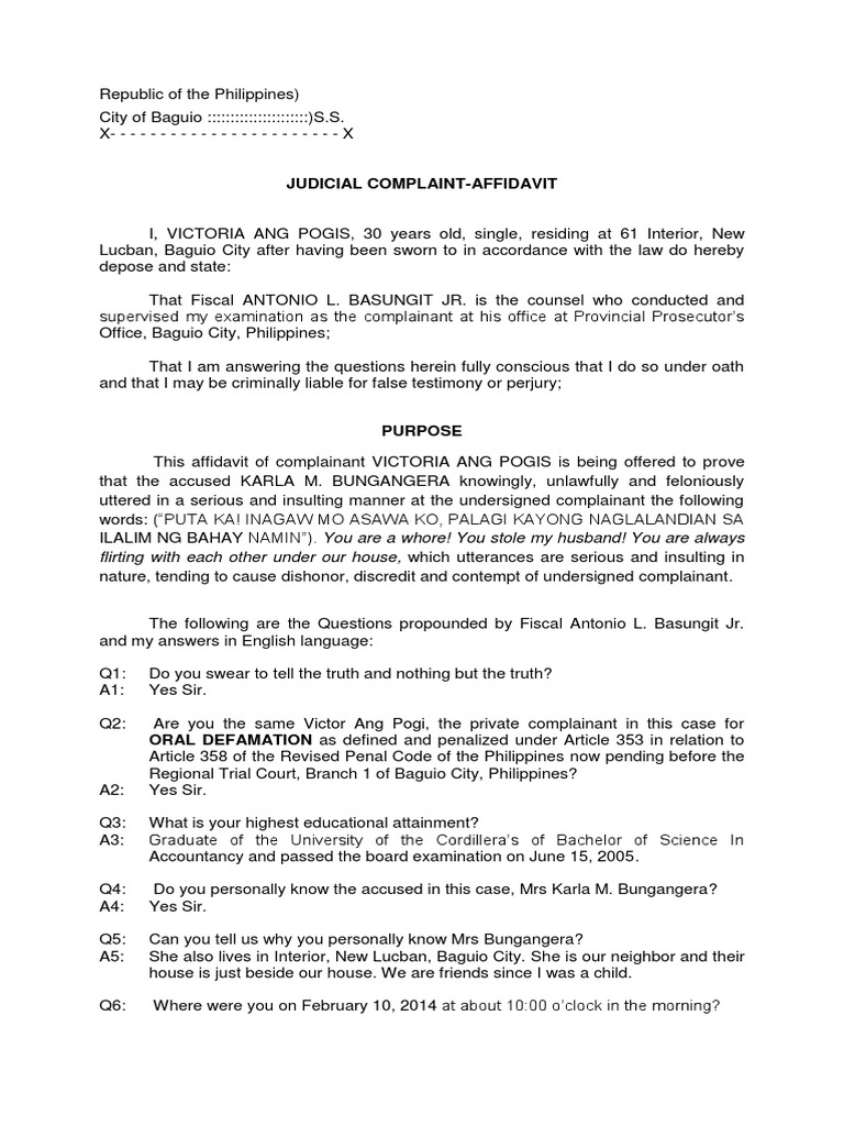 Judicial Affidavit | PDF | Perjury | Probation