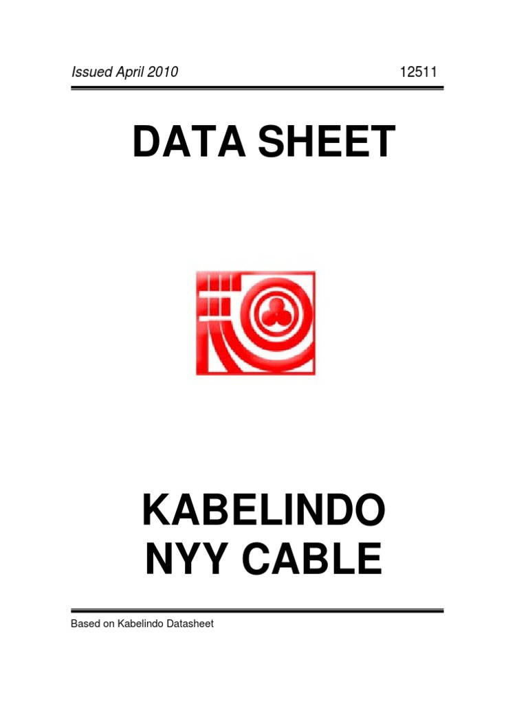 Kabelindo NYY Cable | PDF | Electrical Conductor | Insulator (Electricity)