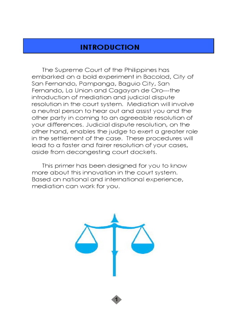 Barangay Justice System | PDF