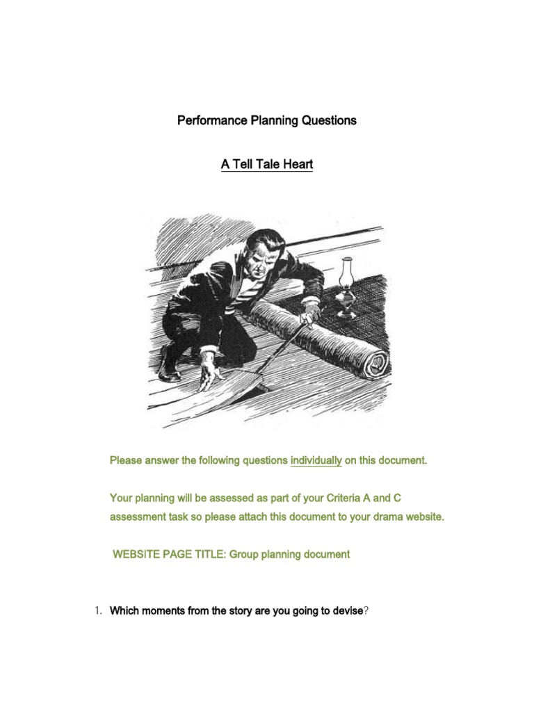 Drama Performance Planning Guide | PDF
