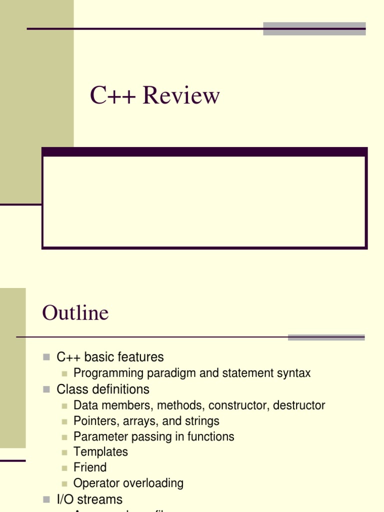 C | PDF | Constructor (Object Oriented Programming) | Programming
