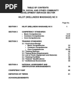 Hilot Wellness Massage Training Module | PDF | Massage | Health Treatment
