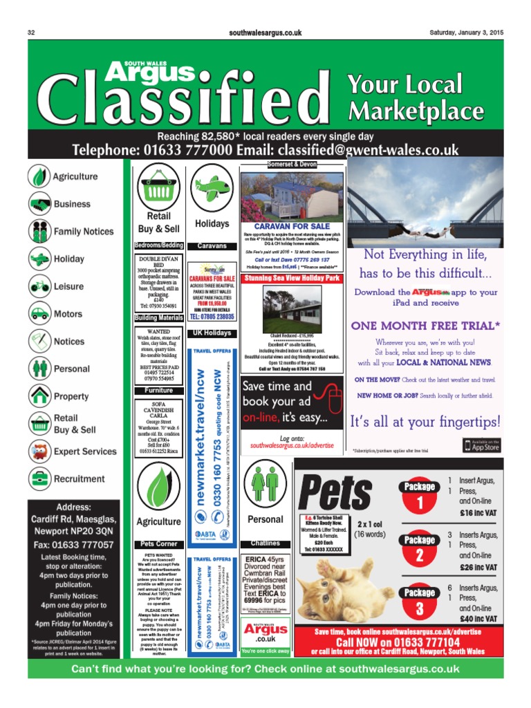 SWA ClassifiedSWA Classified Pages 030115 Pages 030115 | PDF ...