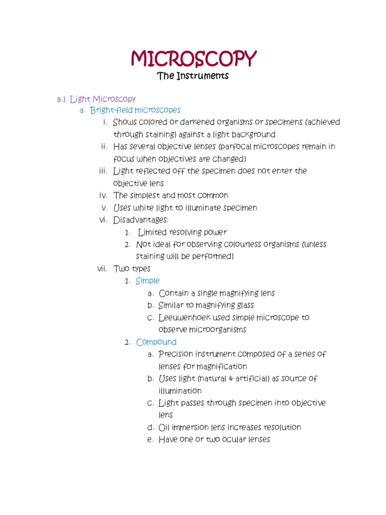 An In-Depth Exploration of Light Microscopy, Electron Microscopy, and ...