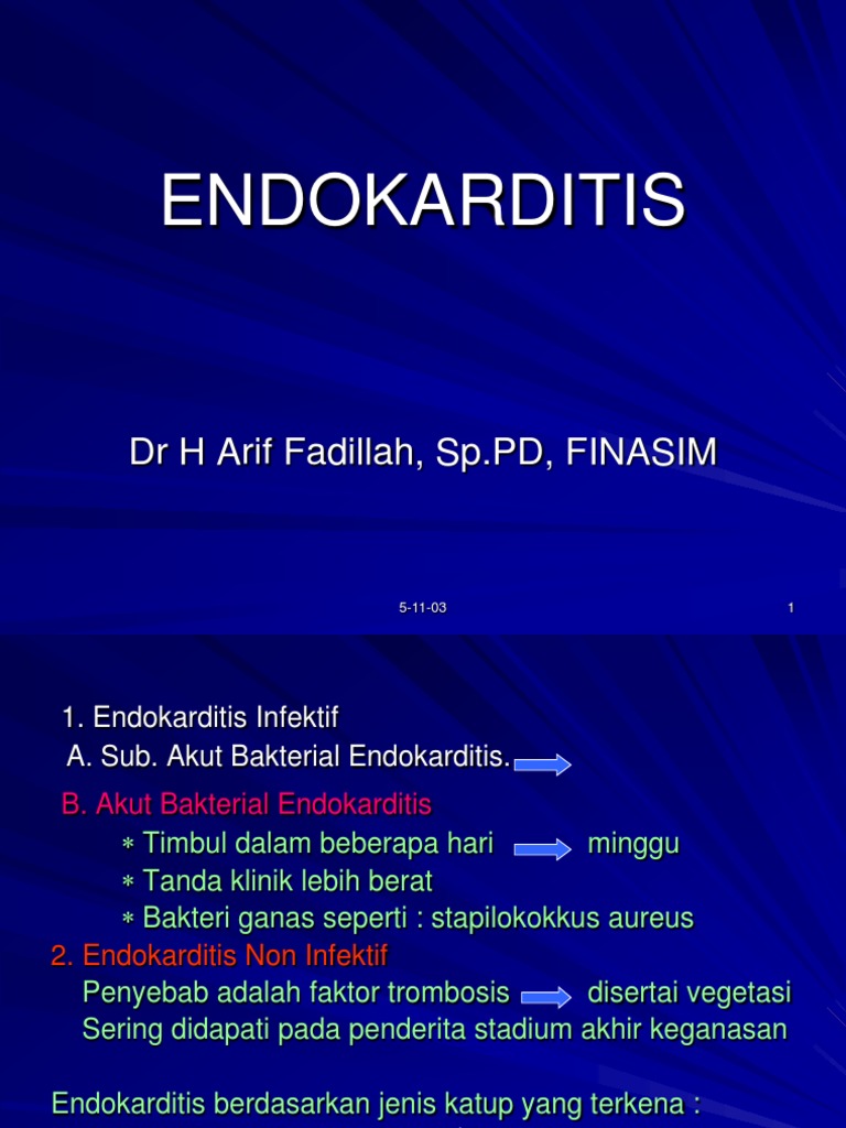 ENDOKARDITIS | PDF