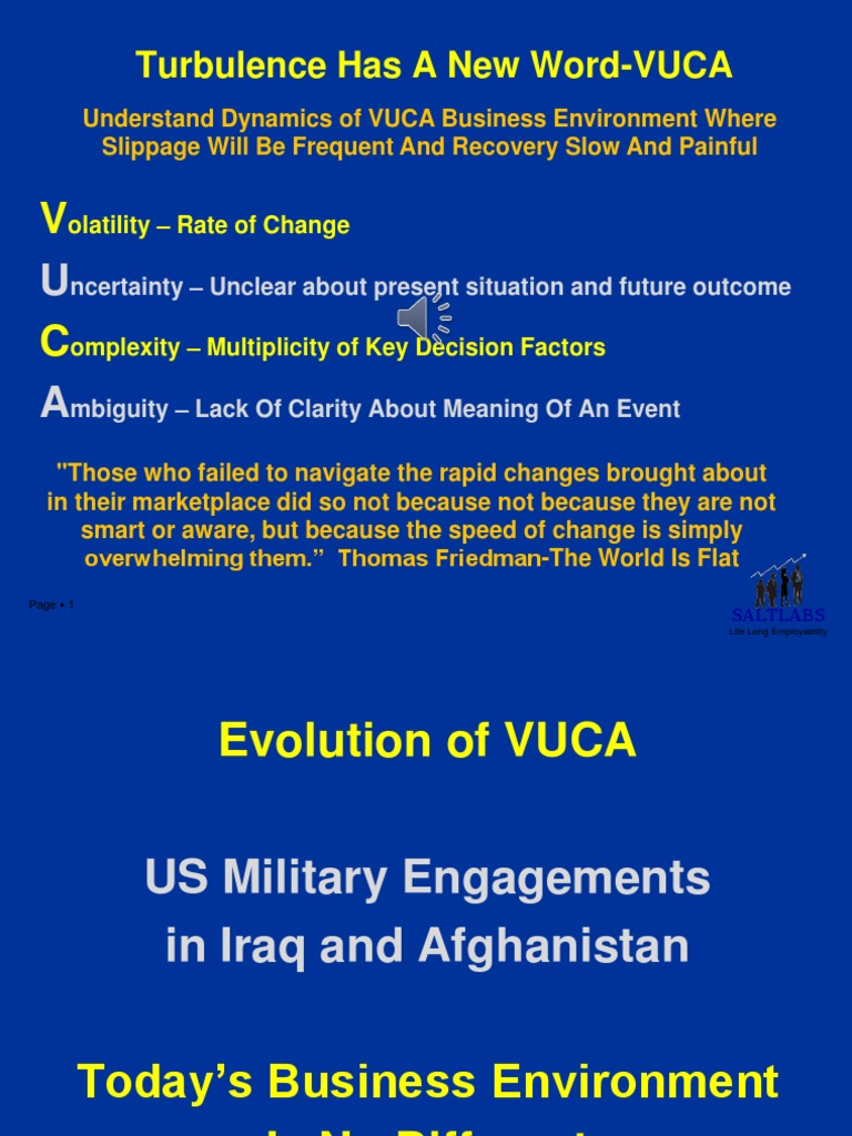 The VUCA Company-Book & Workshop | PDF | Entrepreneurship ...
