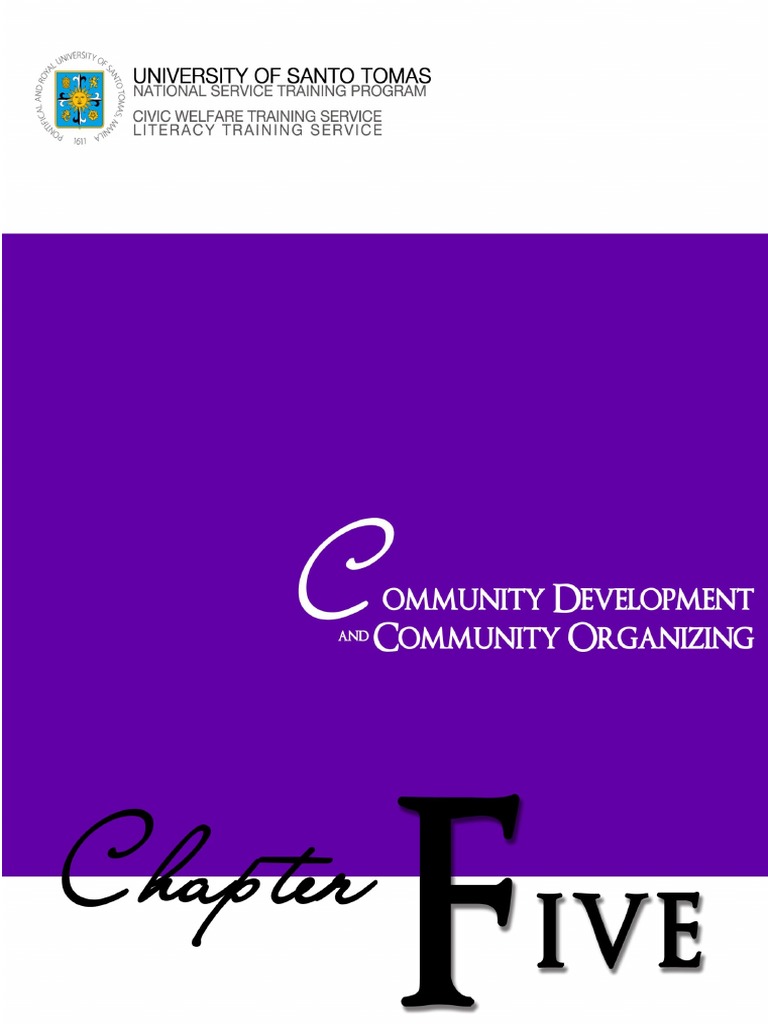 Chapter 5: Community Development and Community Organizing Page 1 of 20 ...