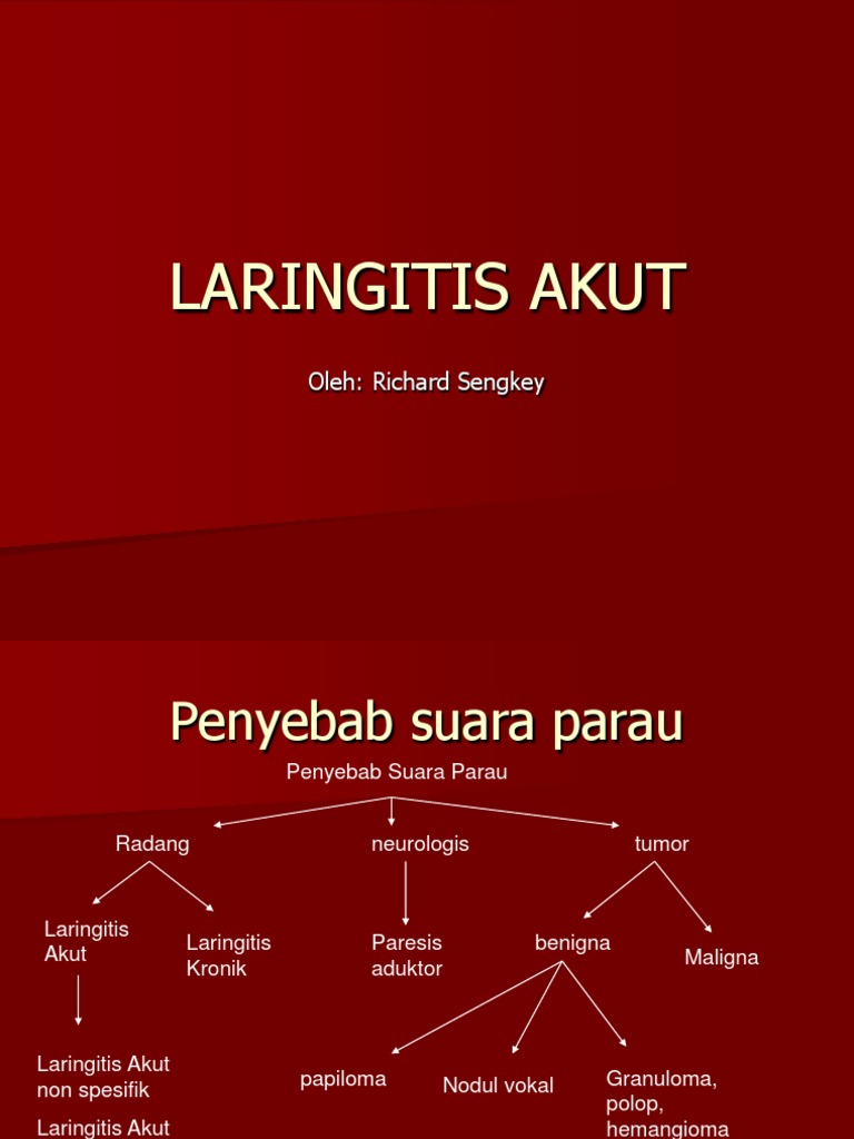 Laringitis Akut | PDF