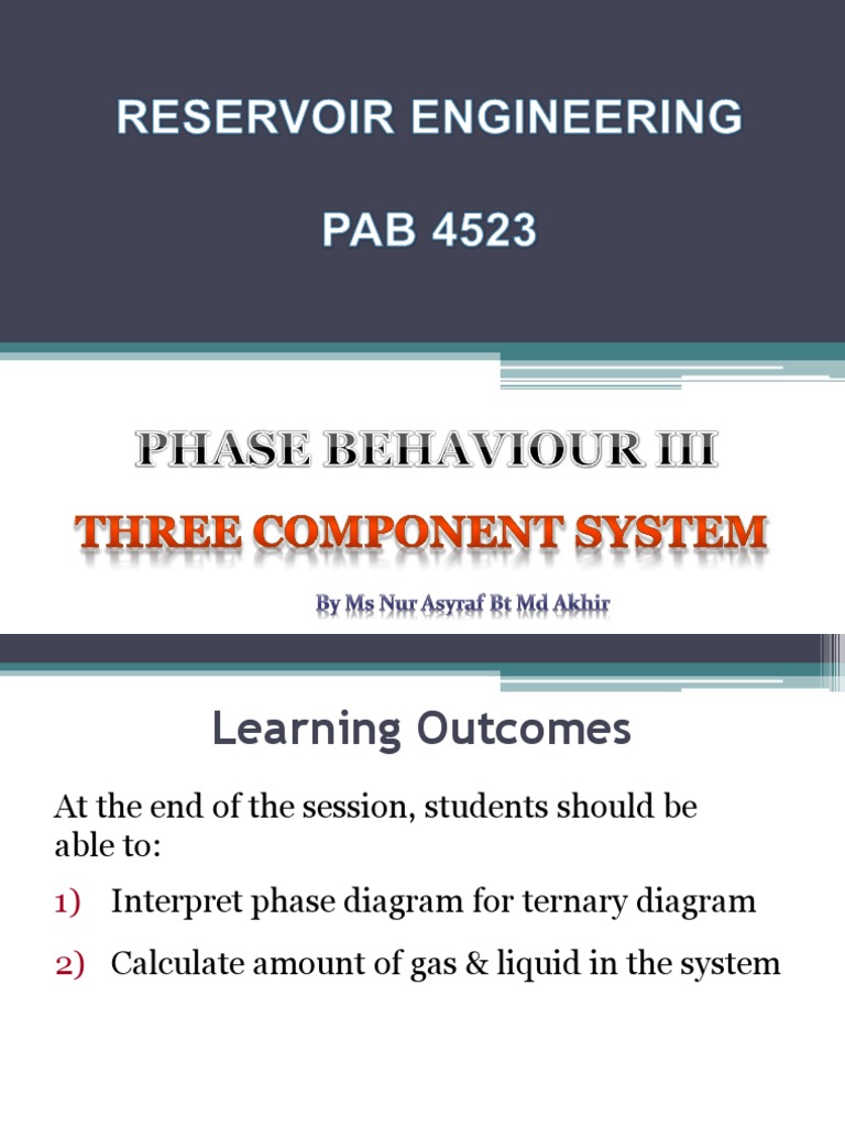 Three-Component System | Download Free PDF | Phases Of Matter | Applied ...