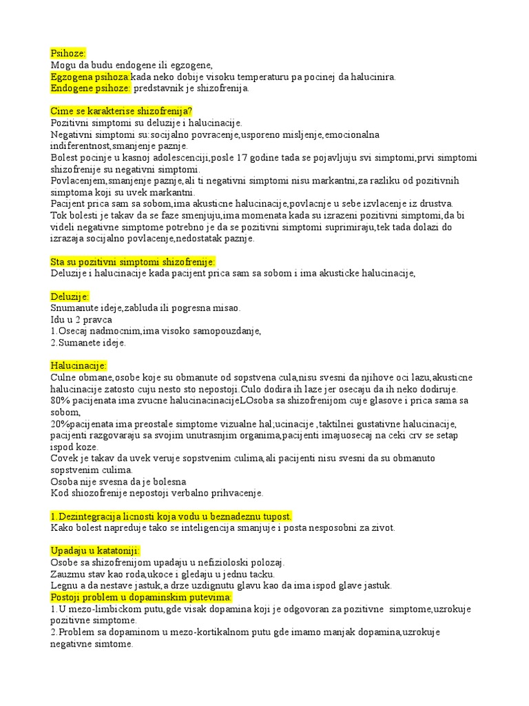 Psihoze I Antipsihotici, Razlika Tipicnih Od Atipicnih Antipsihotika ...