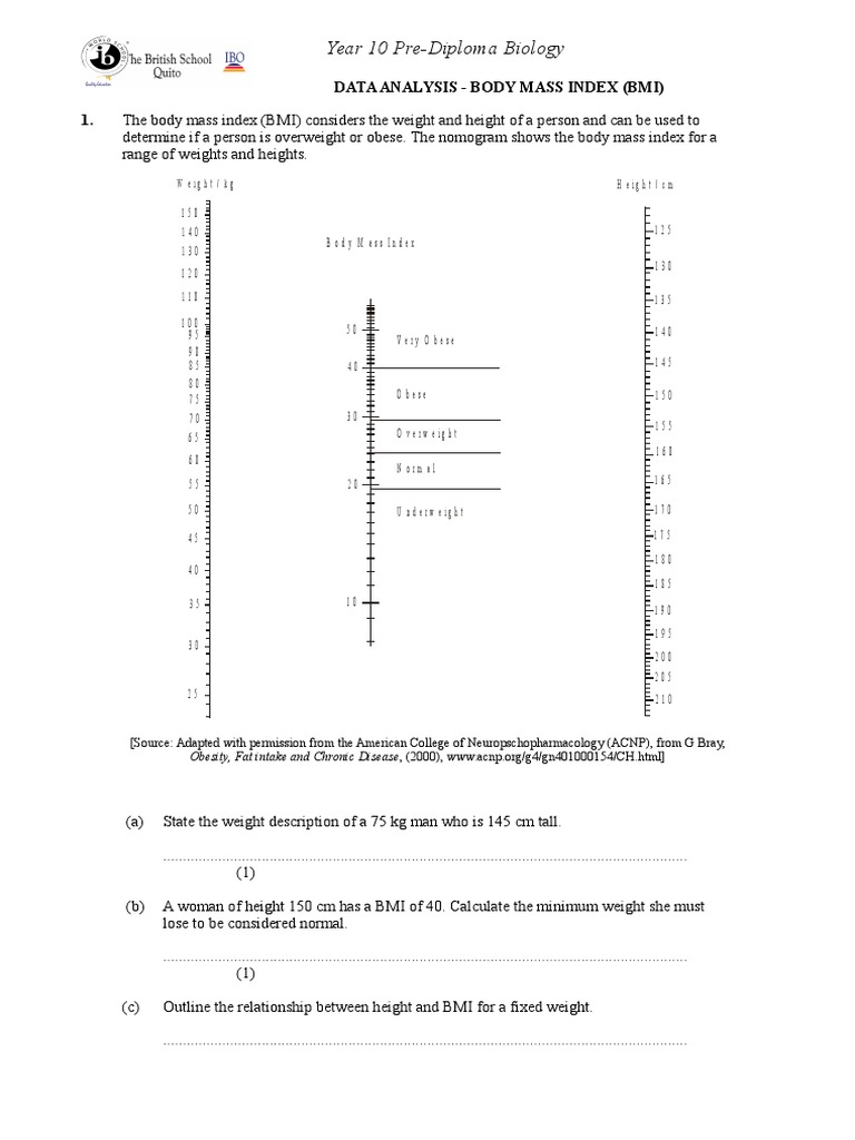 BMI Data Analysis Question | PDF | Body Mass Index | Obesity