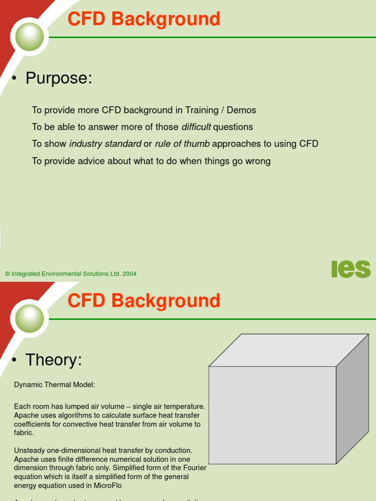 CFD Background | PDF | Computational Fluid Dynamics | Fluid Dynamics