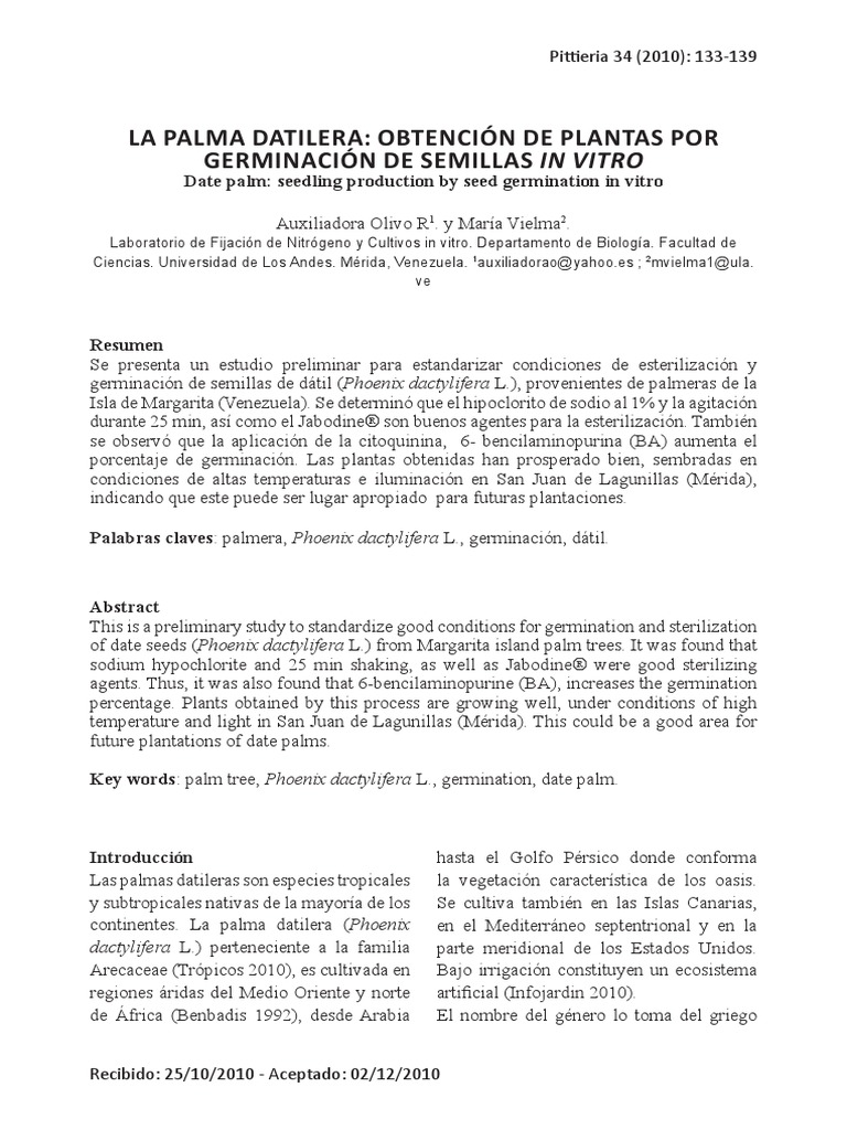 Datil | PDF | Plantas | Organismos