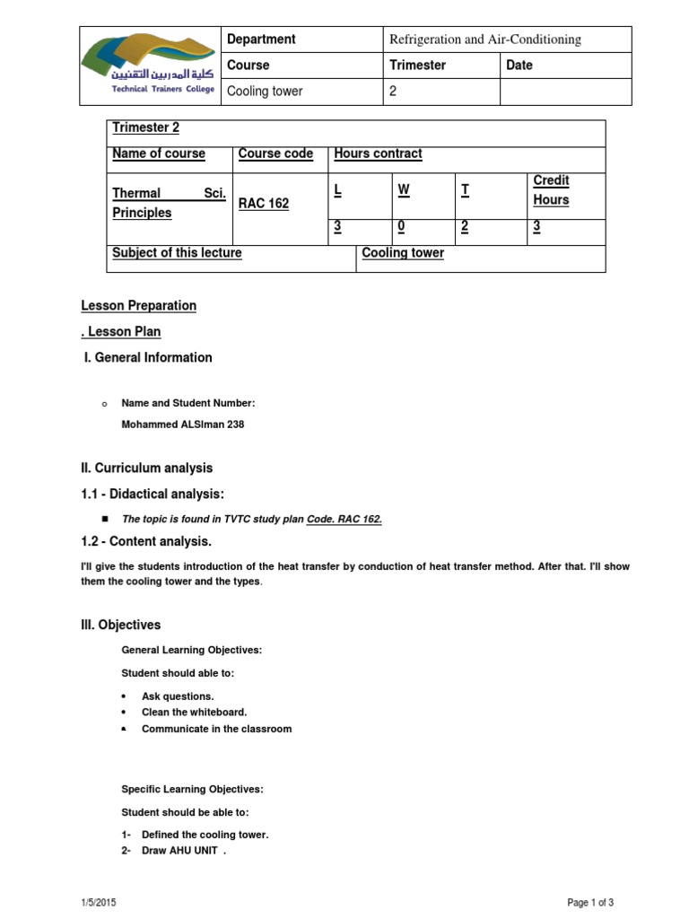 Lesson Plan 2 | PDF | Technology & Engineering