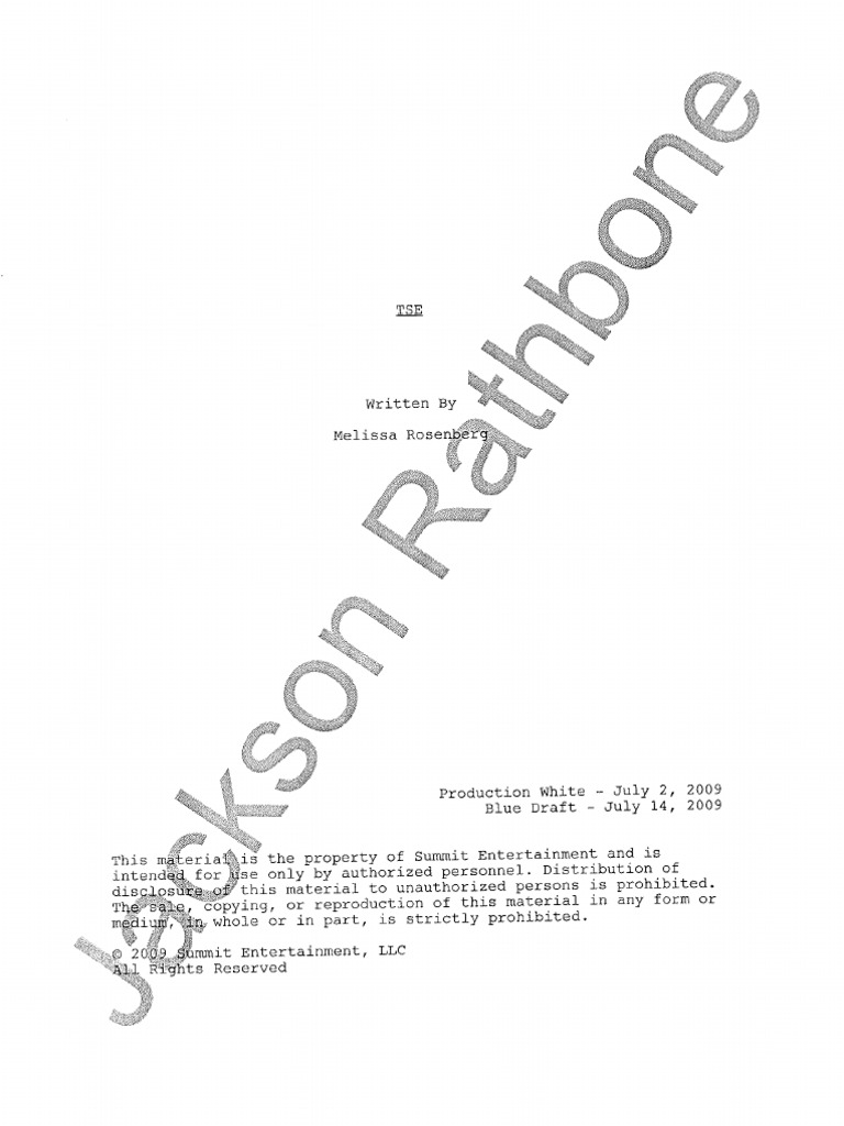 Eclipse Script | PDF