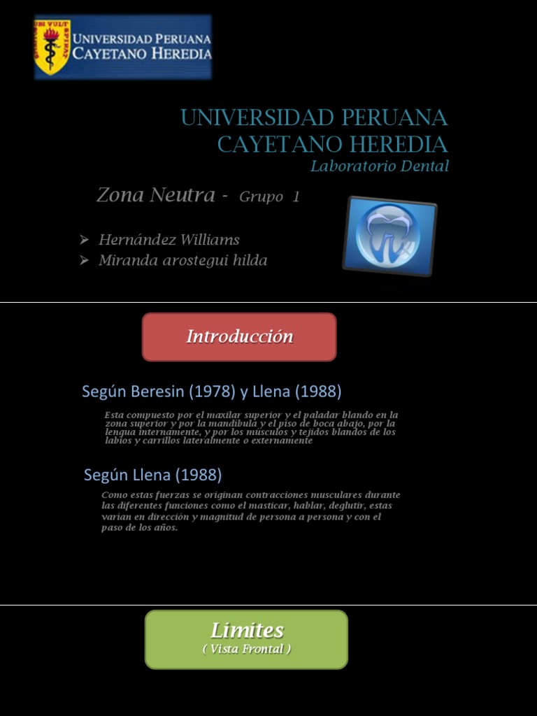 Zona Neutra | PDF | Diente humano | Anatomía humana