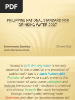 Philippine National Standards For Drinking Water 2017 (DOH AO 2017-0010 ...