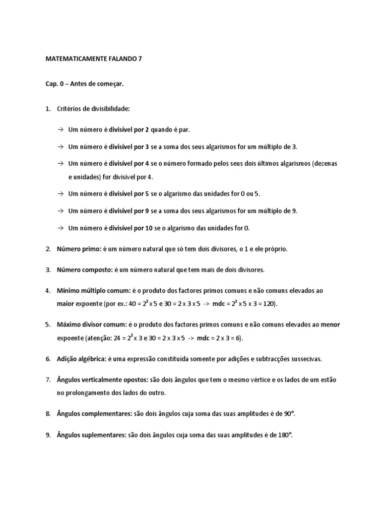 7 Matematicamente Falando 7 Notas | PDF | Triângulo | Ângulo