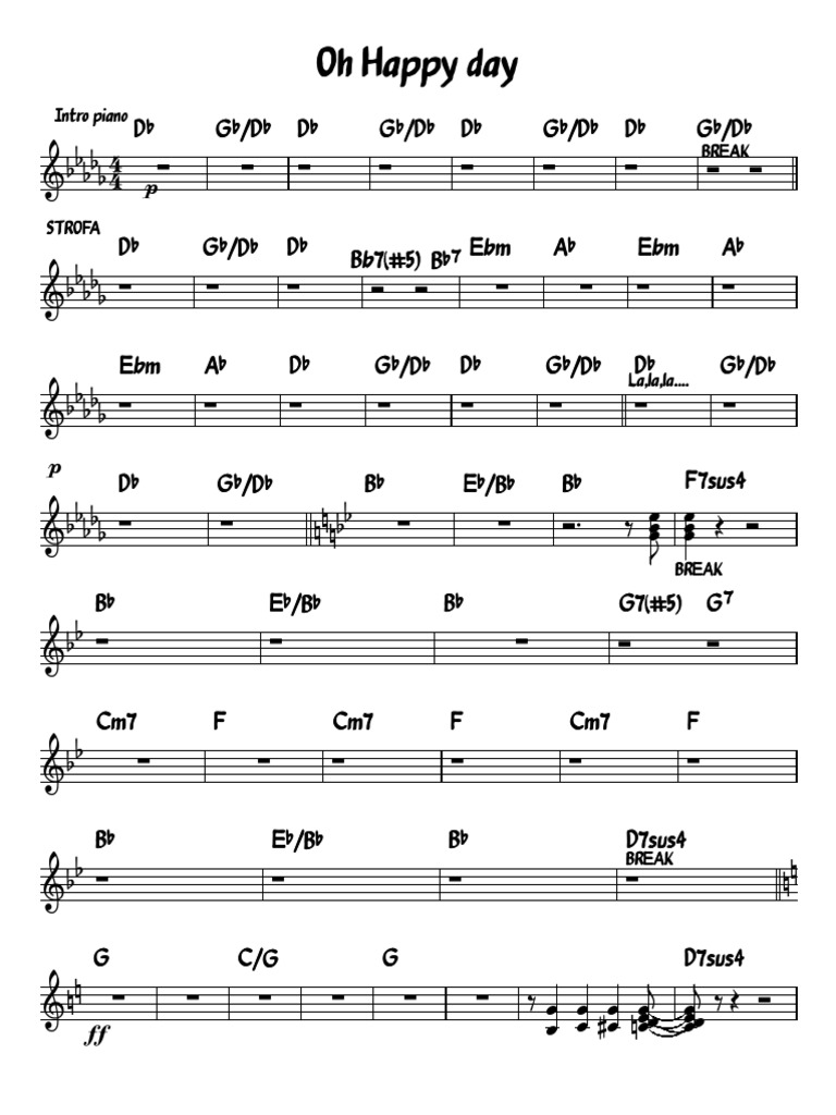 Oh Happy Day | PDF | Language Arts & Discipline | Foreign Language Studies