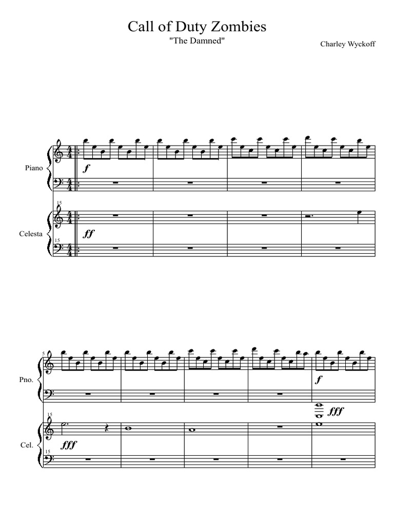 Call of Duty Zombies Title Theme | PDF