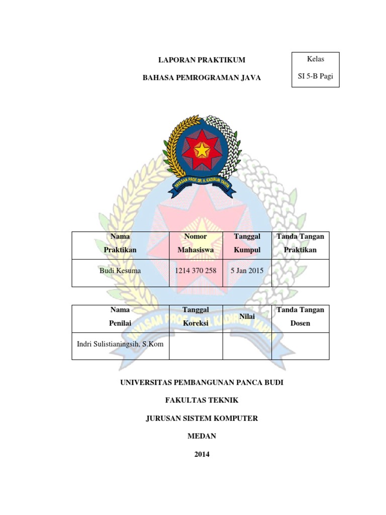 Laporan Praktikum Java | PDF | Komputer
