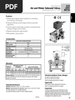 Solenoid Valve Data Sheet | PDF | Valve | Mechanical Engineering