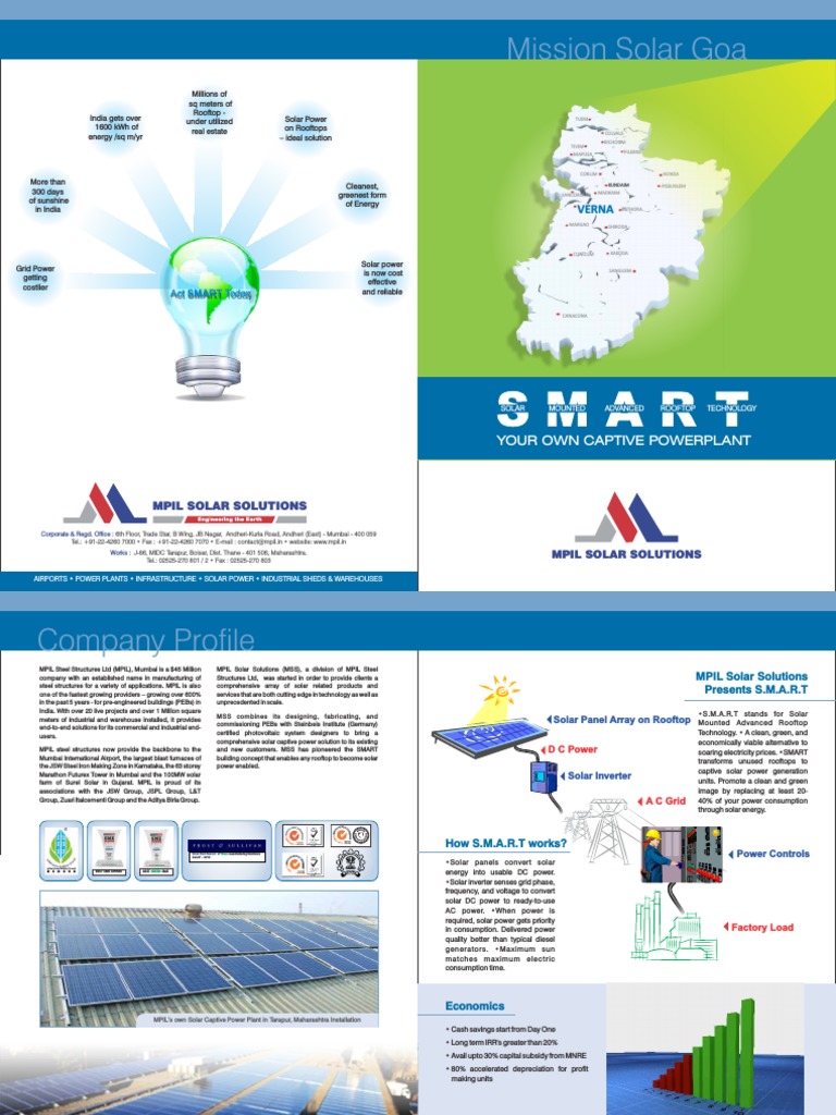 Mission Solar Brochure | Solar Energy | Solar Power