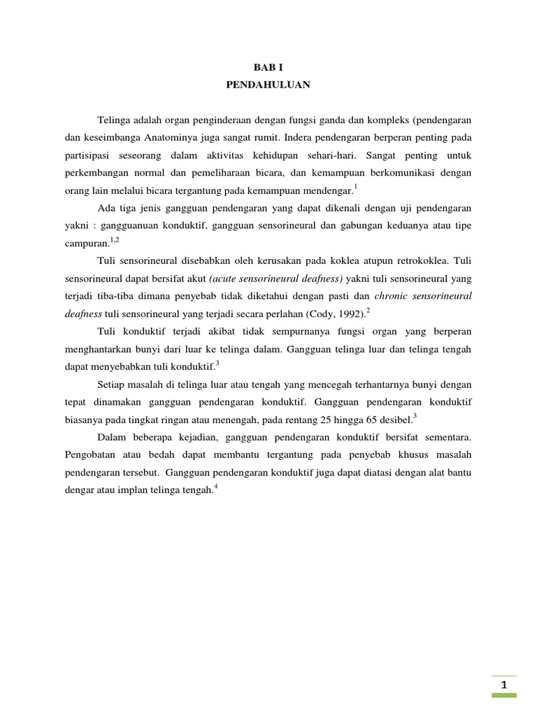 Tuli Konduktif | PDF