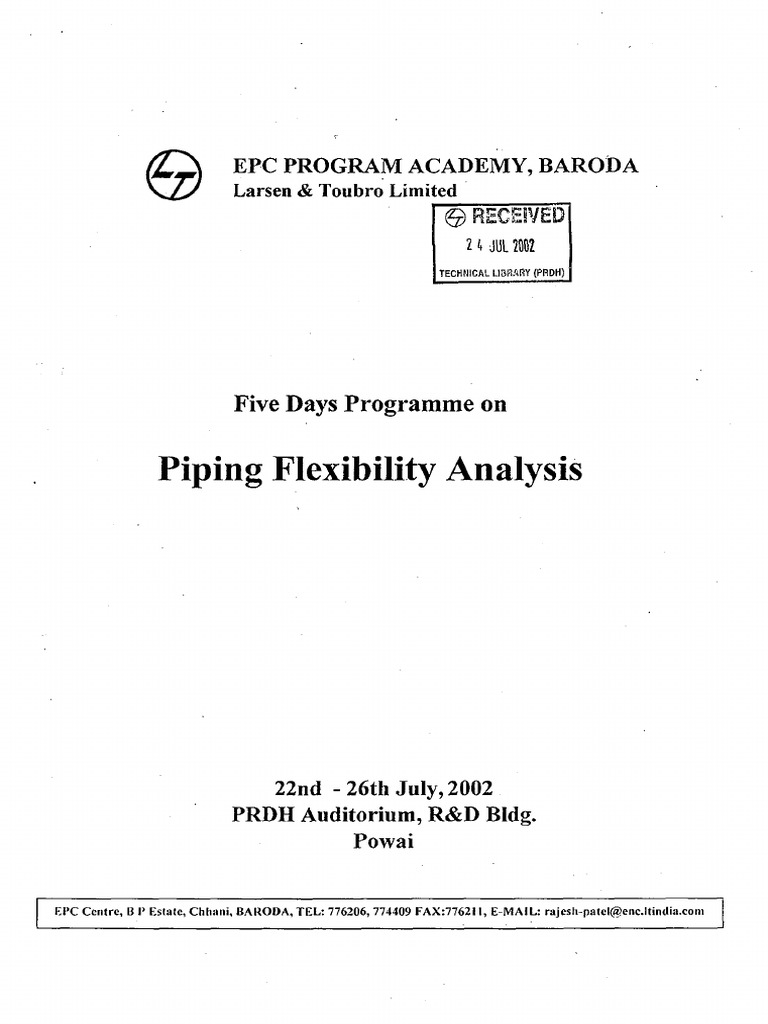 Pipingflexibilityanalysis PDF | PDF | Yield (Engineering) | Stress ...