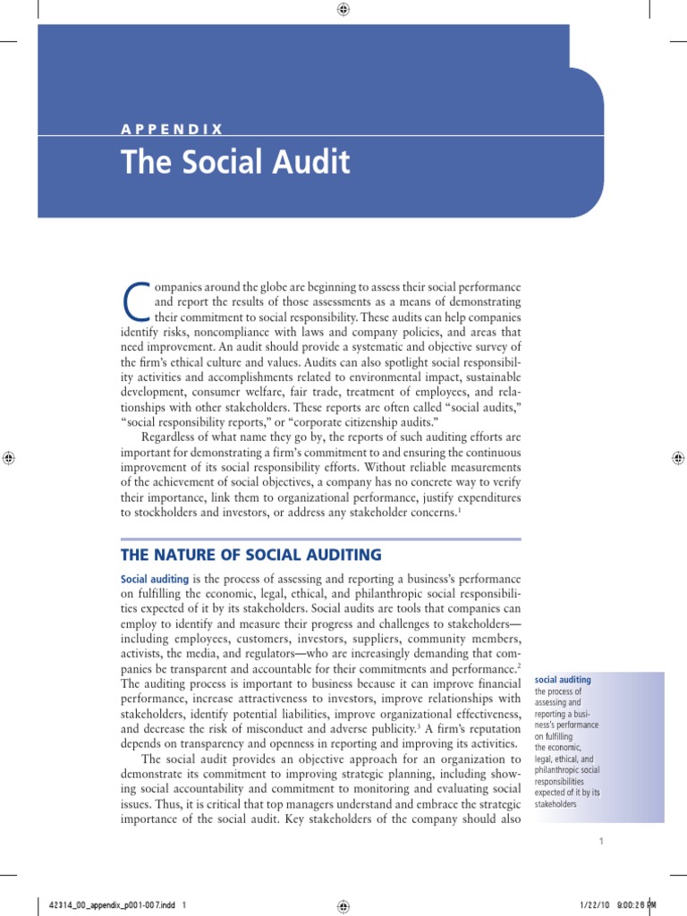 PDF | PDF | Audit | Corporate Social Responsibility