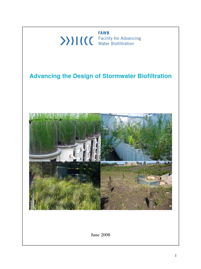 Stormwater Biofiltration Design Advances | PDF | Soil | Stormwater