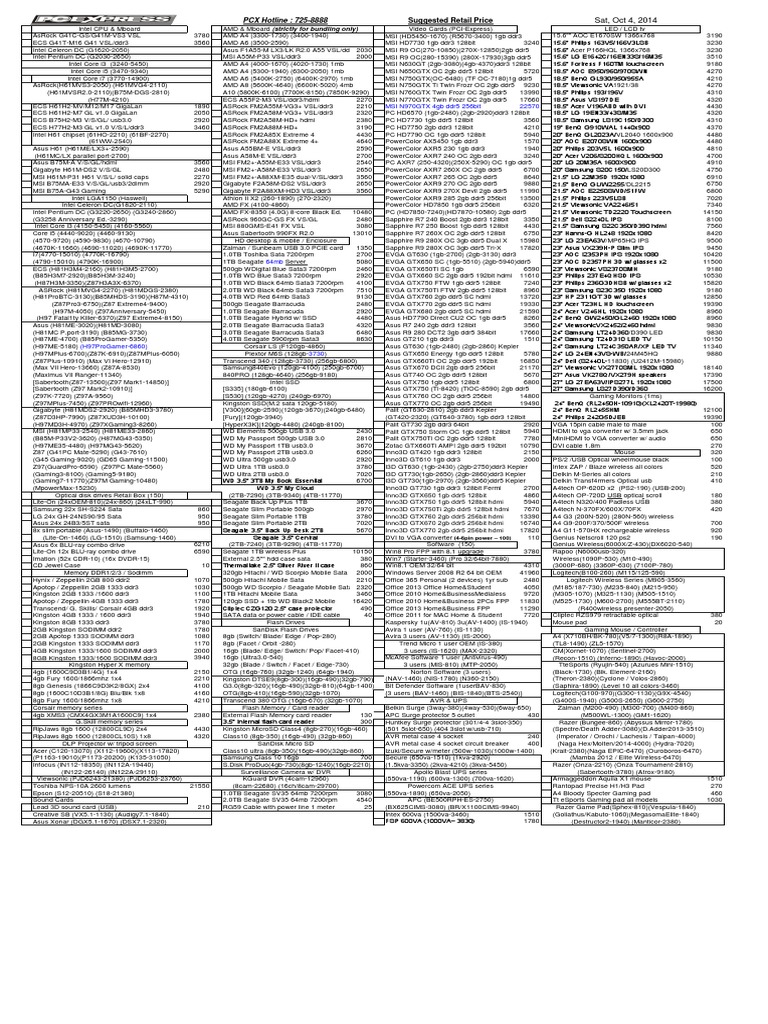 10 4 14 New Long SRP Price | PDF | Secure Digital | Digital Technology