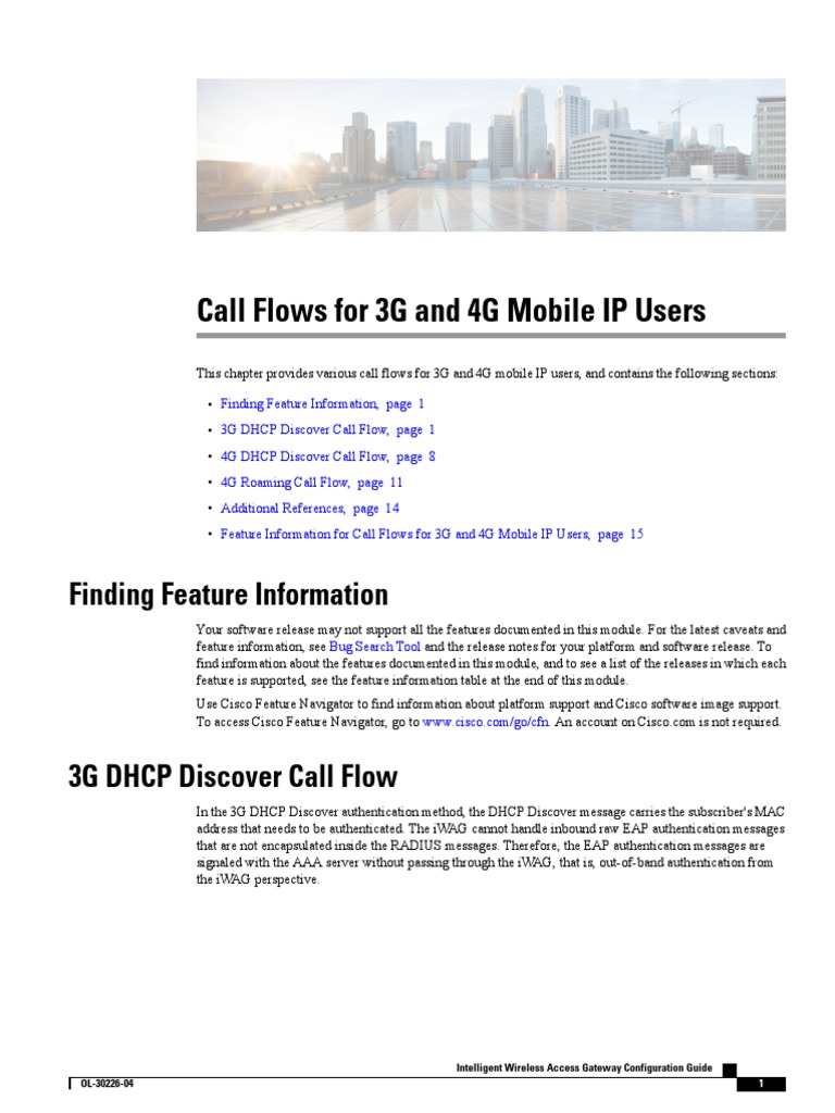 3g 4g Call Flow | PDF | Radius | Ip Address