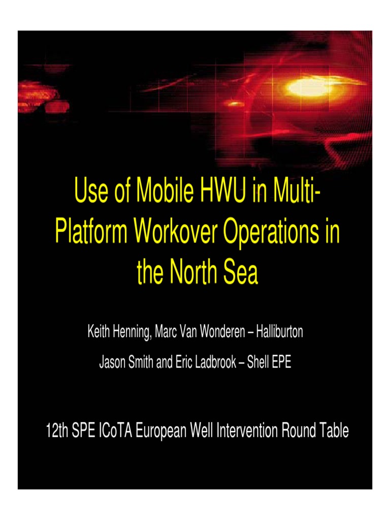 8 Keith Henning - Halliburton PDF | PDF | Crane (Machine) | Drill