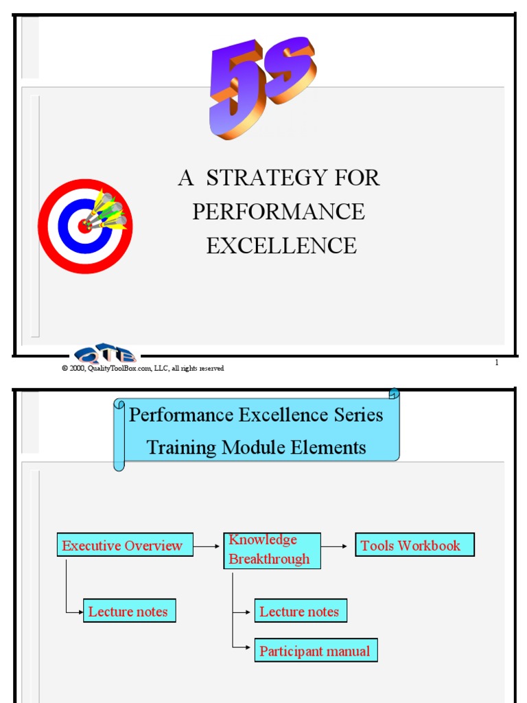 A Strategy For Performance Excellence | PDF | Inventory | Six Sigma