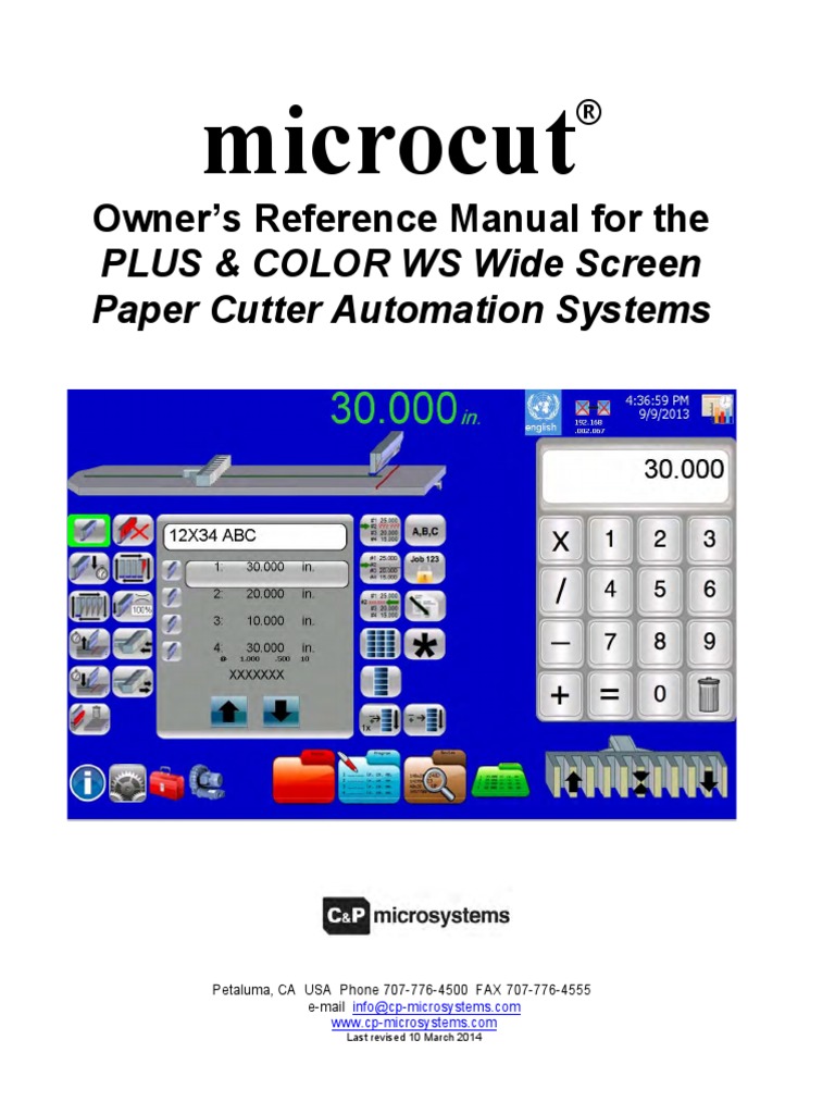 Microcut ColorWS Manual | PDF | File Transfer Protocol | Manufactured Goods